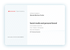 Direct access online training courses | Santander Open Academy